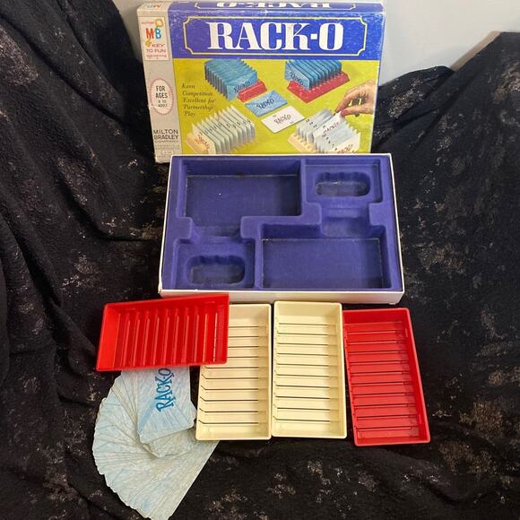 Milton Bradley | Games | Milton Bradley 966 Rack O Card Game Vintage ...